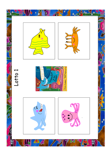 COMMOTION IN THE OCEAN STORY BOOK RESOURCE LITERACY RHYMING EYFS KS1 ...