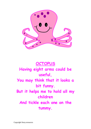 COMMOTION IN THE OCEAN STORY BOOK RESOURCE LITERACY RHYMING EYFS KS1 ...