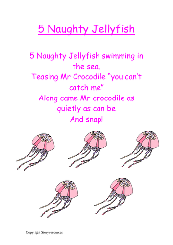 COMMOTION IN THE OCEAN STORY BOOK RESOURCE LITERACY RHYMING EYFS KS1 ...