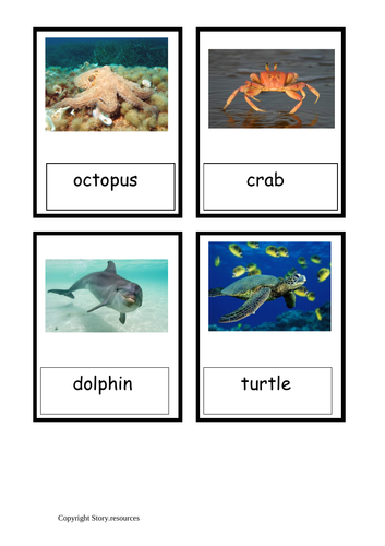 COMMOTION IN THE OCEAN STORY BOOK RESOURCE LITERACY RHYMING EYFS KS1 ...