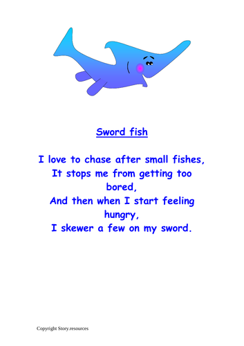 COMMOTION IN THE OCEAN STORY BOOK RESOURCE LITERACY RHYMING EYFS KS1 ...