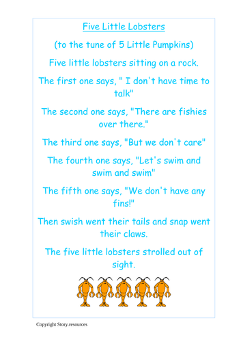 COMMOTION IN THE OCEAN STORY BOOK RESOURCE LITERACY RHYMING EYFS KS1 ...