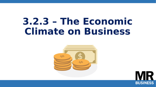 Economic Influence on Business - With activity | Teaching Resources