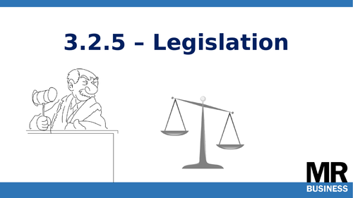 The Impact of Legislation on Business | Teaching Resources
