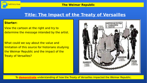 IB History HL - Impact of Versailles | Teaching Resources