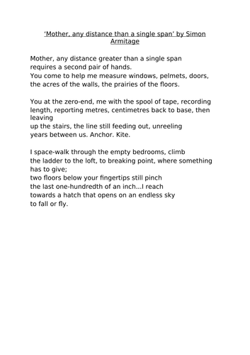 KS3 Modern Poetry SOL | Teaching Resources