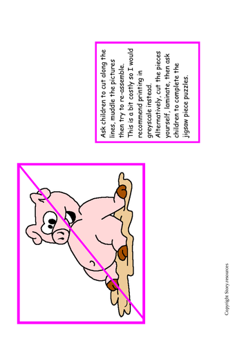 3 PIGS ACTIVITY SHEET SET POSTERS TRADITIONAL TALES EYFS KS1 | Teaching ...