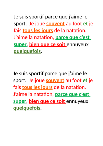 Le sport - 3 lessons to introduce and talk about sports in French ...