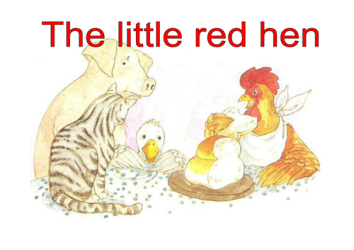 LITTLE RED HEN STORY BOOK RESOURCES EYFS KS1 TRADITIONAL TALES ...
