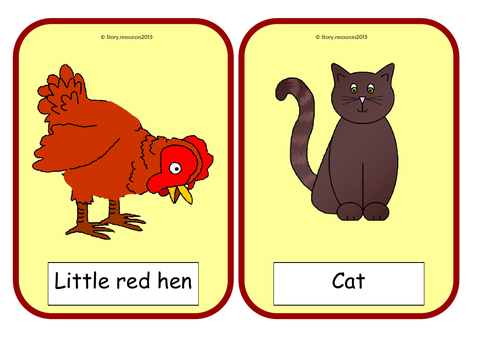 LITTLE RED HEN STORY BOOK RESOURCES EYFS KS1 TRADITIONAL TALES ...