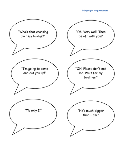 3 BILLY GOATS GRUFF THREE TRADITIONAL TALES EYFS KS1 STORY RESOURCE ...