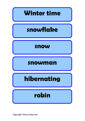 WINTER TOPIC SEASONS RESOURCES EYFS KS1 | Teaching Resources
