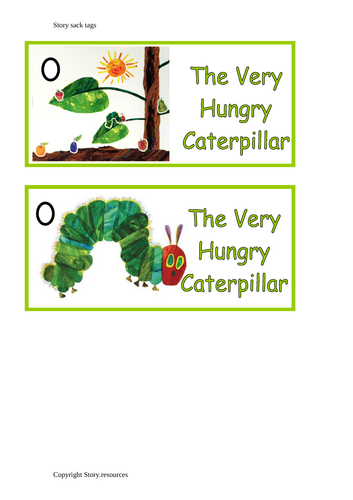 THE VERY HUNGRY CATERPILLAR LARGE SET OF STORY RESOURCES LITERACY ...