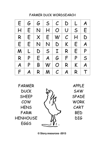 FARMER DUCK STORY BOOK RESOURCE EYFS LITERACY KS1 | Teaching Resources