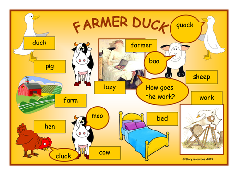 FARMER DUCK STORY BOOK RESOURCE EYFS LITERACY KS1 | Teaching Resources