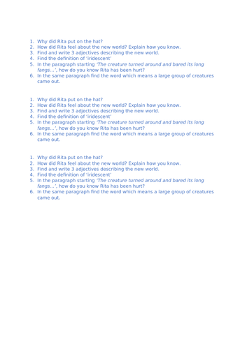 English writing - Portal story | Teaching Resources