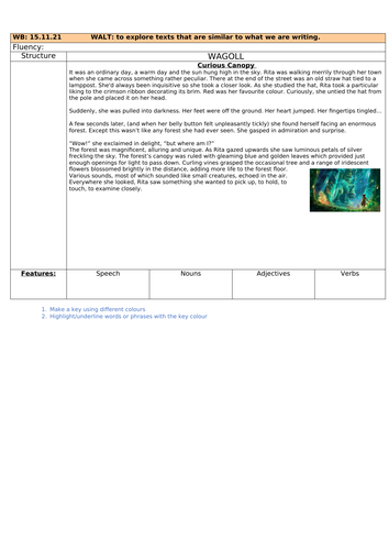 English writing - Portal story | Teaching Resources