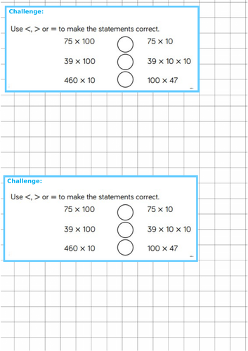 Maths multiplying by 10 and 100 | Teaching Resources