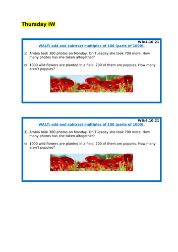 Year 4 Numbers to 10,000 planning | Teaching Resources