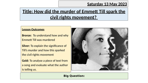 Emmett Till | Teaching Resources