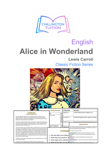 Alice in Wonderland: Reading Classic Fiction | Teaching Resources