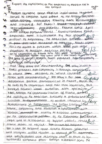 A-LEVEL ENGLISH LIT | Paper 2: modern texts | Band 5 exemplar essay (21 ...