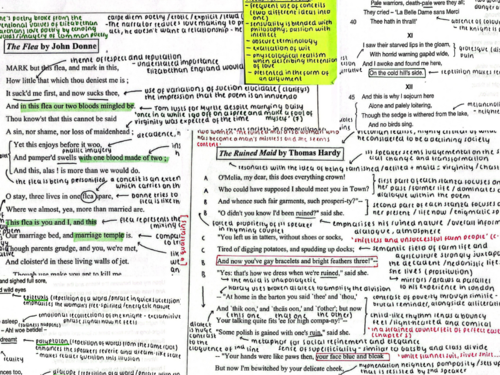 A-LEVEL ENGLISH LIT | Love through the ages pre-1900 poetry anthlogy ...