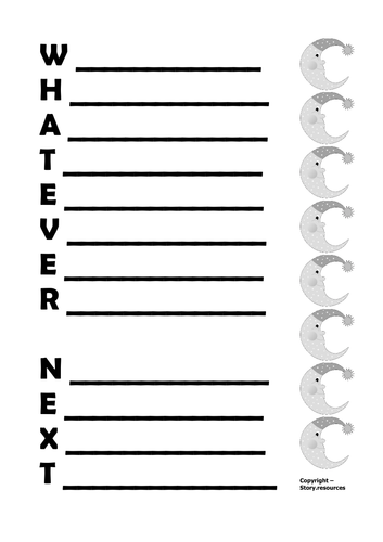 WHATEVER NEXT RESOURCES STORY EYFS KS1 LITERACY | Teaching Resources