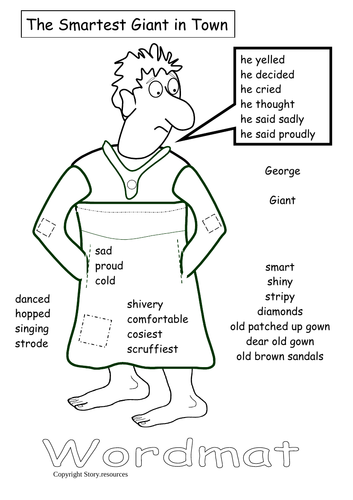 THE SMARTEST GIANT IN TOWN LITERACY STORY RESOURCES EYFS KS1 | Teaching ...