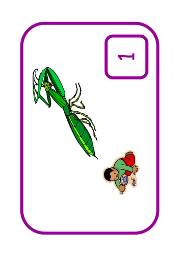 BUG COUNTING CARDS TO 10 MATHS EYFS KS1 MINIBEASTS | Teaching Resources