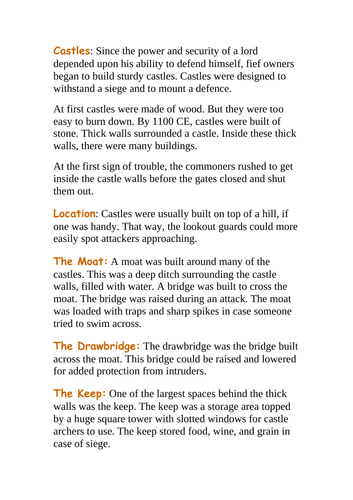 CASTLES TOPIC RESOURCE KS1 KS2 | Teaching Resources