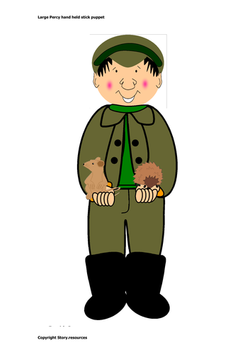 PERCY THE PARK KEEPER STORY RESOURCES MASKS LITERACY EYFS KS1 ...
