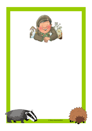 PERCY THE PARK KEEPER STORY RESOURCES MASKS LITERACY EYFS KS1 ...