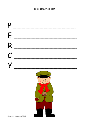 PERCY THE PARK KEEPER STORY RESOURCES MASKS LITERACY EYFS KS1 ...