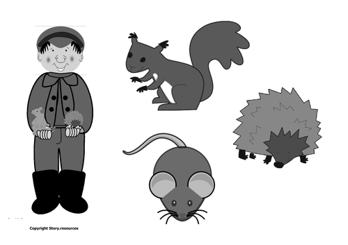 PERCY THE PARK KEEPER STORY RESOURCES MASKS LITERACY EYFS KS1 ...