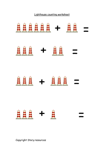 THE LIGHTHOUSE KEEPER'S LUNCH STORY RESOURCES WORKSHEETS EYFS KS1 ...