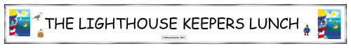 THE LIGHTHOUSE KEEPER'S LUNCH STORY RESOURCES WORKSHEETS EYFS KS1 ...