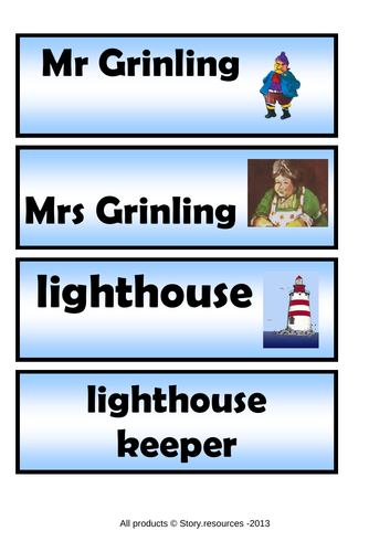 THE LIGHTHOUSE KEEPER'S LUNCH STORY RESOURCES WORKSHEETS EYFS KS1 ...