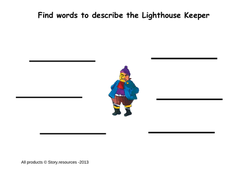 THE LIGHTHOUSE KEEPER'S LUNCH STORY RESOURCES WORKSHEETS EYFS KS1 ...