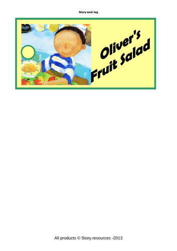 OLIVER'S FRUIT SALAD STORY RESOURCES LITERACY EYFS KS1 | Teaching Resources