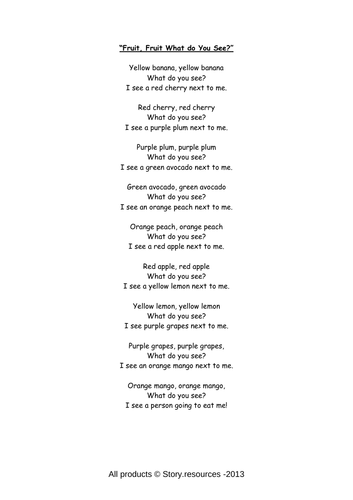 OLIVER'S FRUIT SALAD STORY RESOURCES LITERACY EYFS KS1 | Teaching Resources