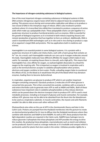 A-level Biology Model Essay | Teaching Resources