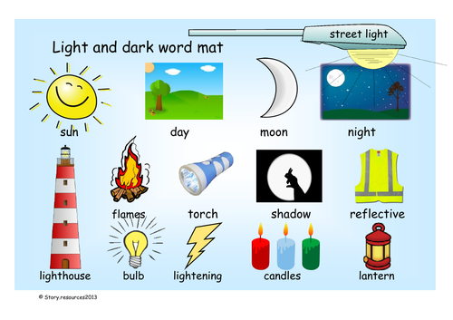 LIGHT AND DARK TOPIC AUTUMN RESOURCES EYFS KS1 | Teaching Resources