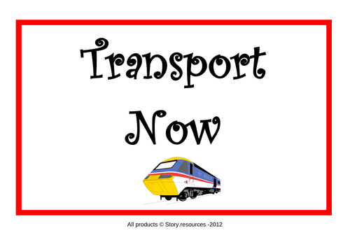 TRANSPORT RESOURCE TOPIC SET EYFS KS1 | Teaching Resources