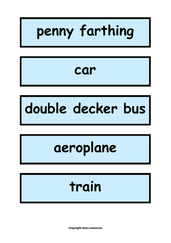 TRANSPORT RESOURCE TOPIC SET EYFS KS1 | Teaching Resources