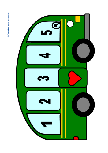 MAISY'S BUS MATHS LITERACY TEACHING RESOURCE EYFS STORY | Teaching ...