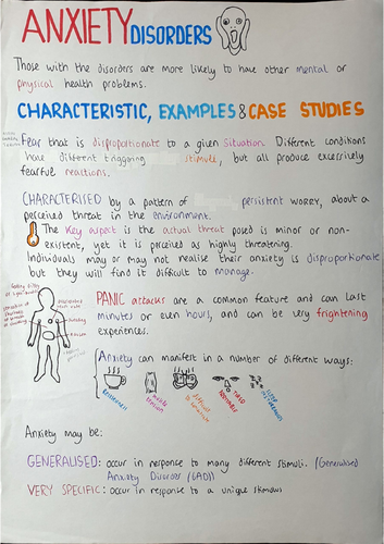 Anxiety and related disorders - Abnormal/clinical Psychology A Level ...