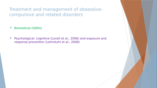 OCD - Abnormal/Clinical Psychology | Teaching Resources