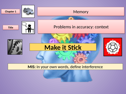 AQA GCSE Psychology Paper 1 Lessons: Memory | Teaching Resources