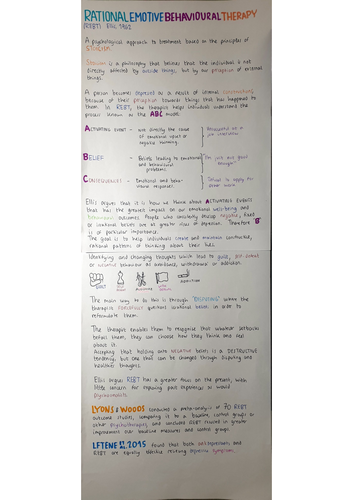 Bipolar disorder handwritten notes- Abnormal/clinical Psychology - A ...